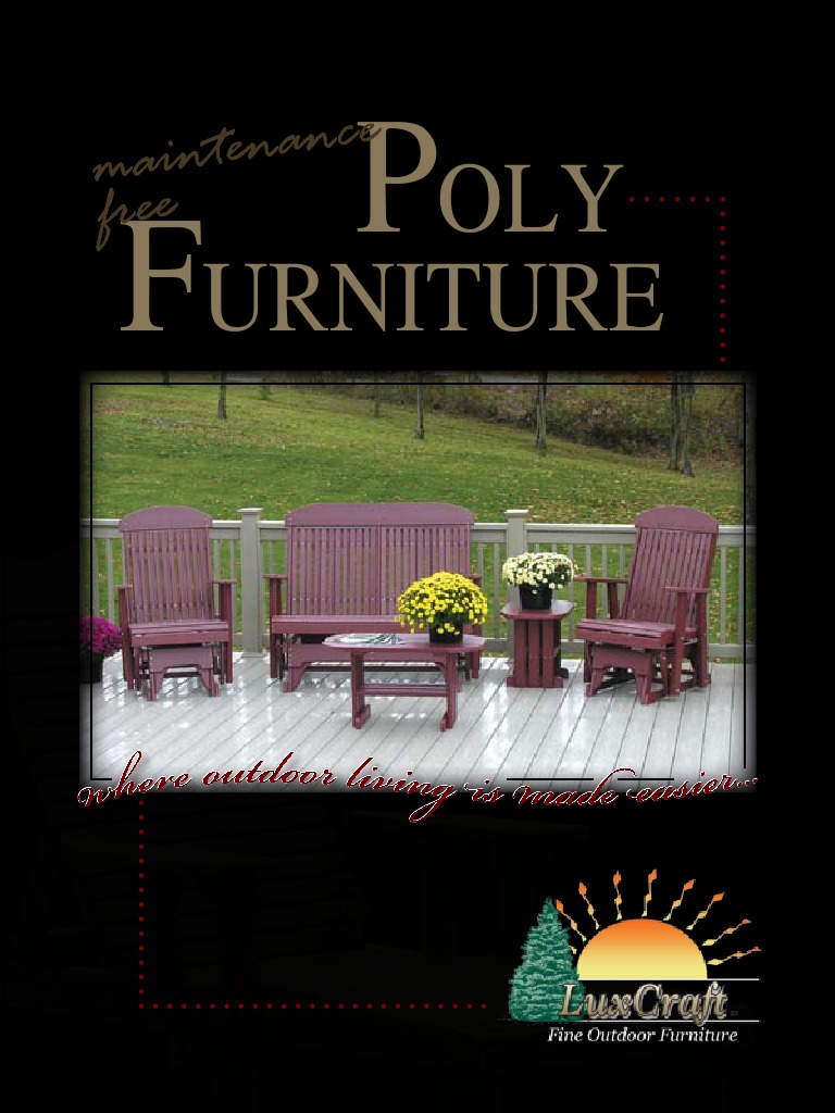 Amish Vault LuxCraft Poly Furniture | PDF | Chair | Polyethylene
