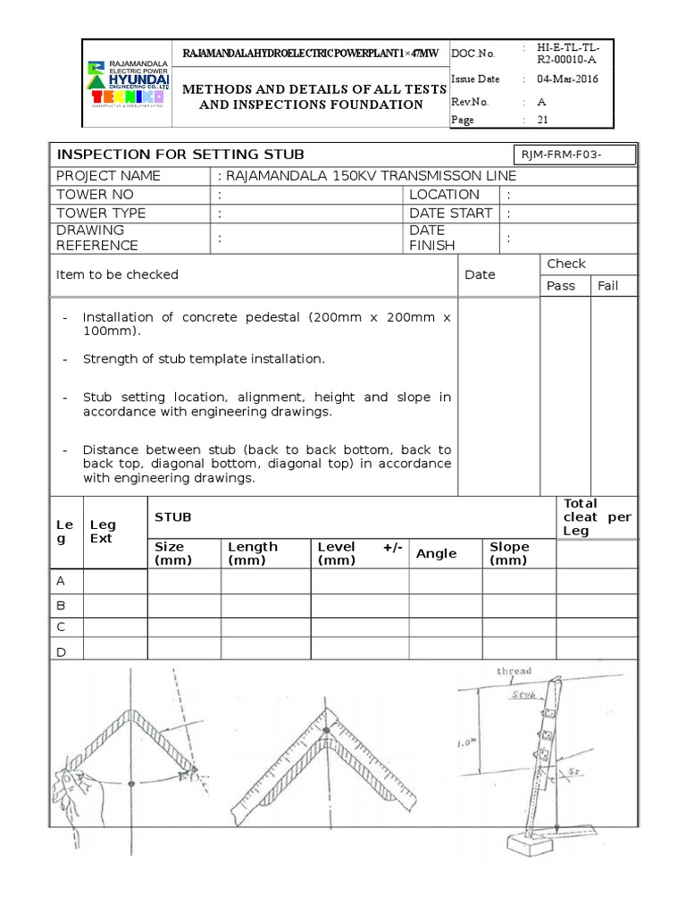 Form Setting Stub (Rev 2) | PDF | Computers | Technology & Engineering