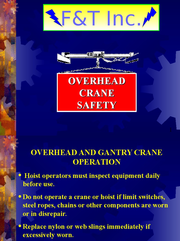 Overhead Crane Safety Guidelines | PDF