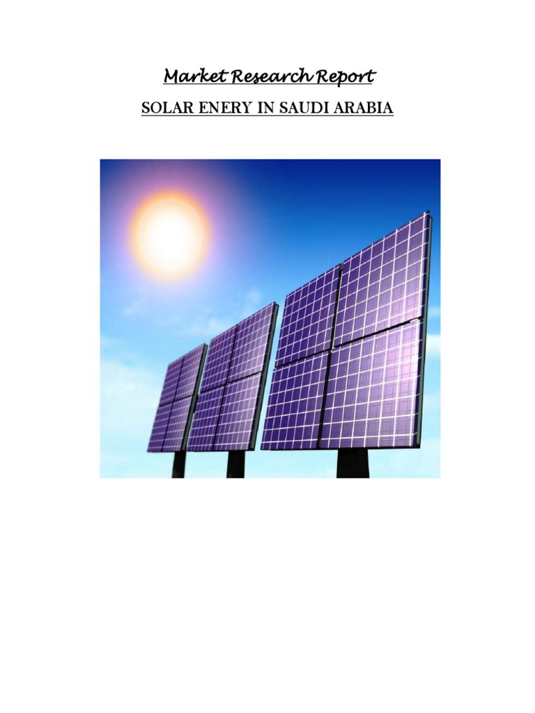 Solar Power Report | PDF | Solar Power | Photovoltaics