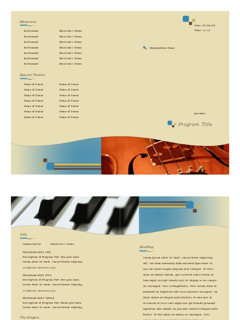 Music Program | PDF