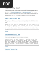 Free Typing Test - Check Your Typing Speed in 60 Seconds - LiveChat ...