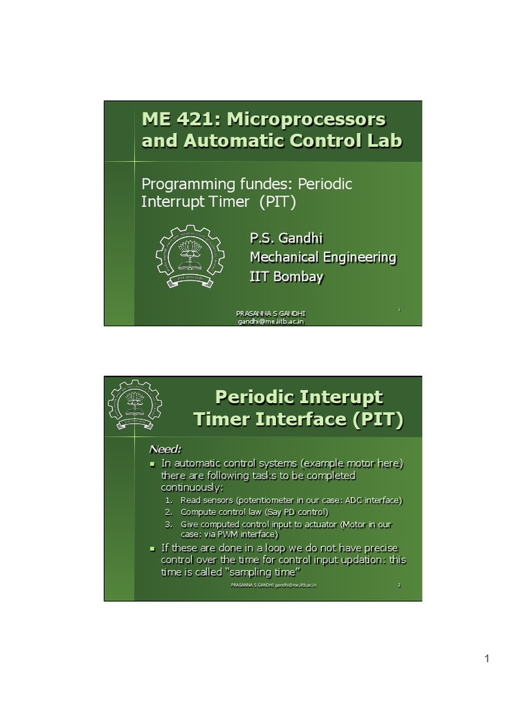 PIT Module | PDF | Microcontroller | Computer Engineering