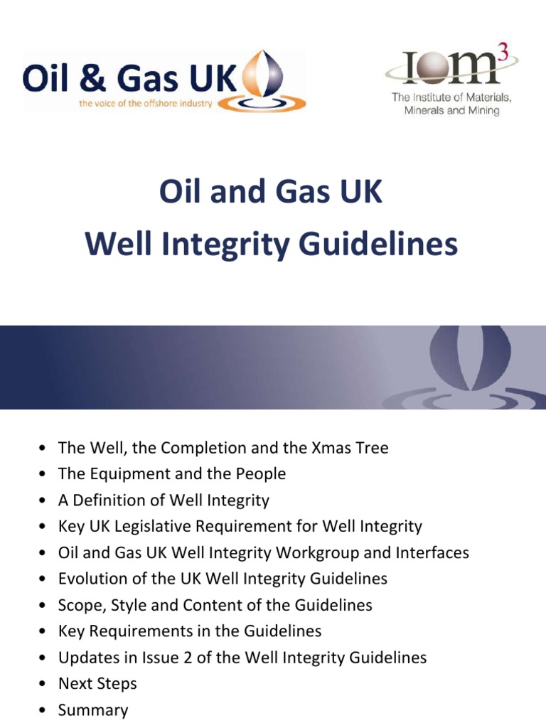Oil & Gas Well Integrity Guidelines | PDF | Casing (Borehole) | Nature