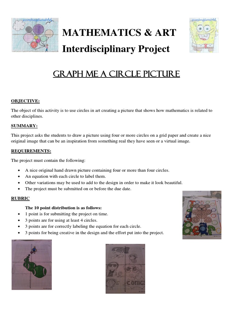 Math-Art Circle Drawing Project | PDF