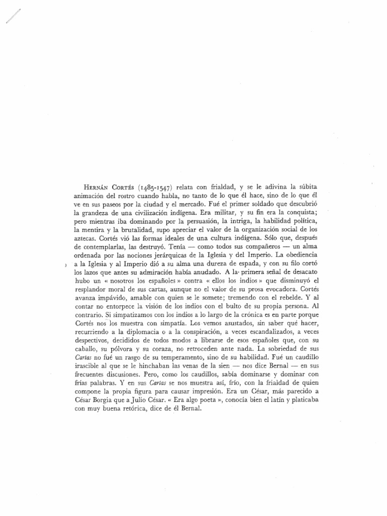 Hernan Cortes Carta de Relación | PDF