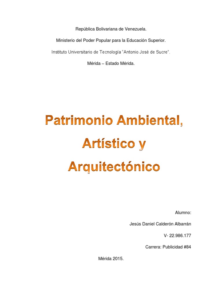 Parque Nacional Duida-Marahuaca | PDF | Patrimonio cultural | Andes