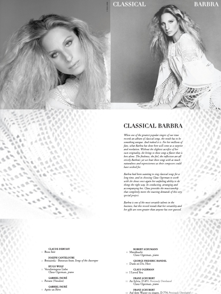 Classical Barbra - Booklet | PDF