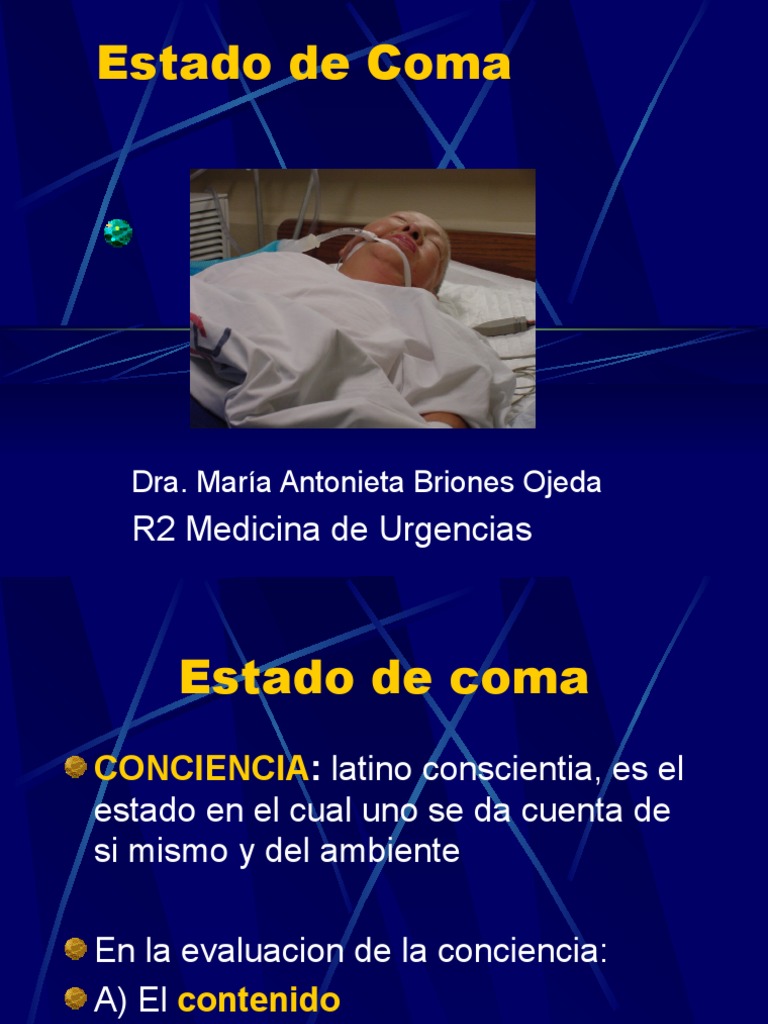 Clasificación y causas del coma | PDF | Coma | Cerebro