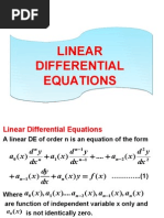 ODE Cheat Sheet | PDF | Ordinary Differential Equation | Equations