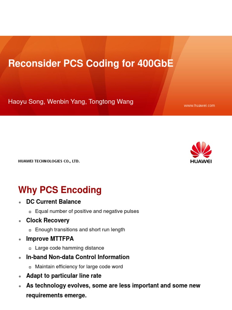 PCS | PDF | Forward Error Correction | Physical Layer Protocols
