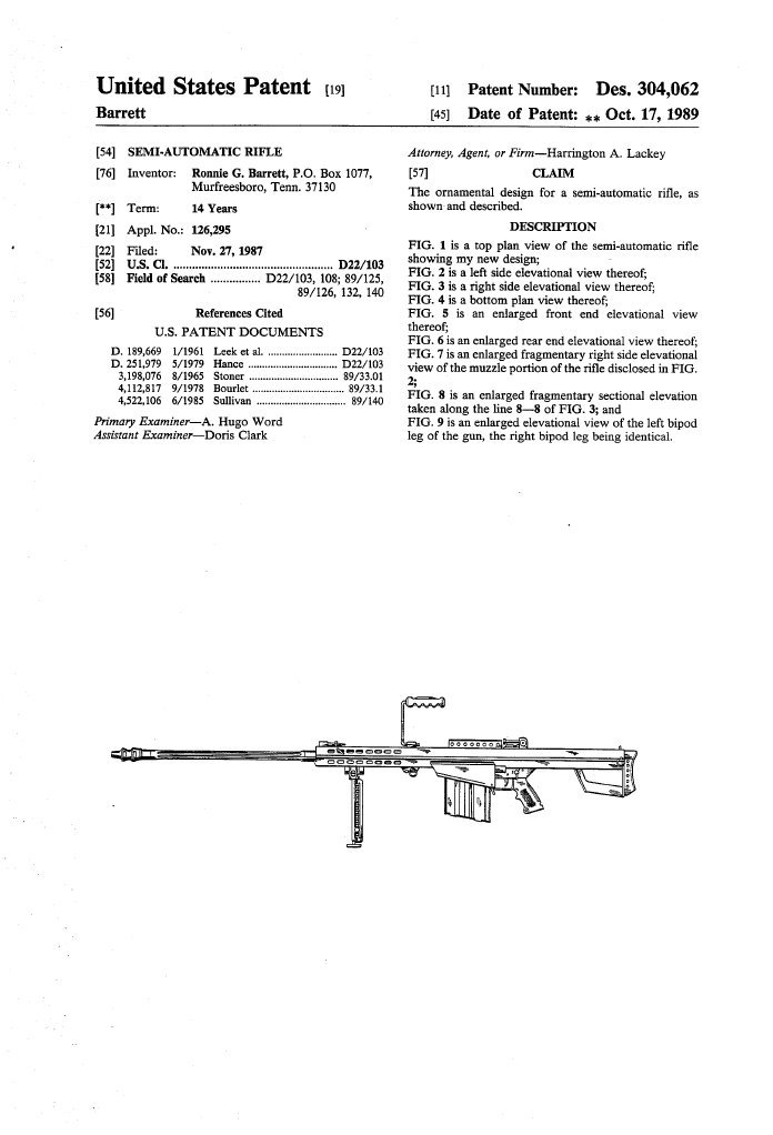 US Patent D304062