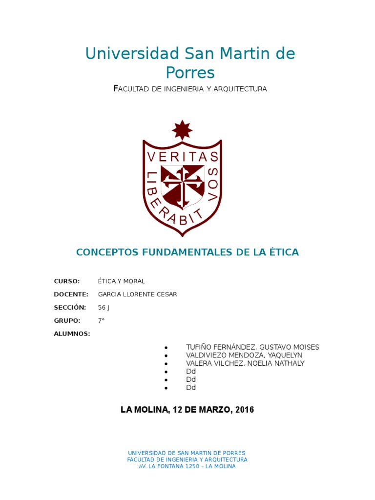 Conceptos Fundamentales de La Etica | PDF | Moralidad | Science