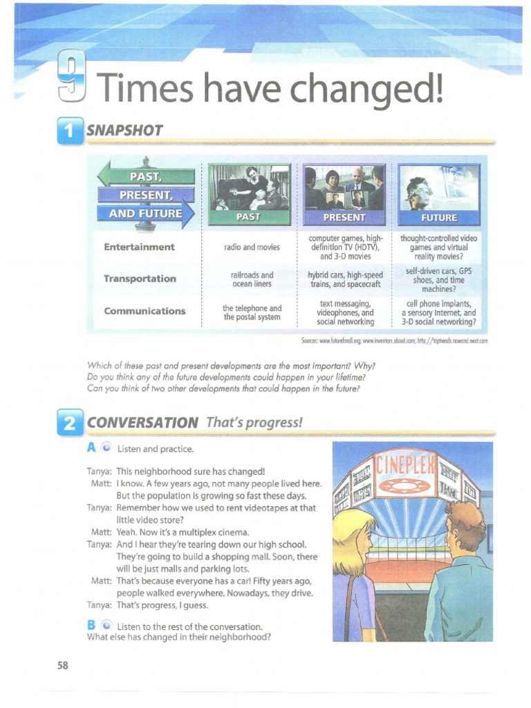 Interchange Book 2 - 4th Edition - Unit 9 - Student Book | PDF | Books