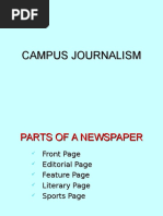 Campus Journalism Module #1 | PDF | Journalism | News Media