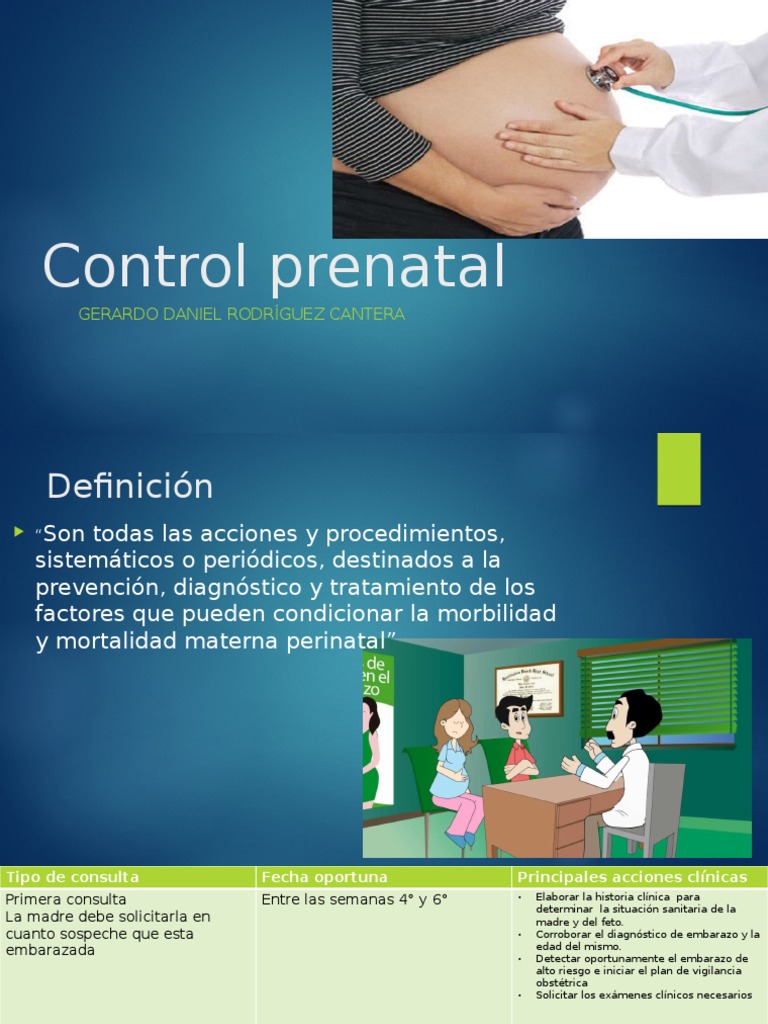 Control Prenatal | PDF | El embarazo | Pelvis