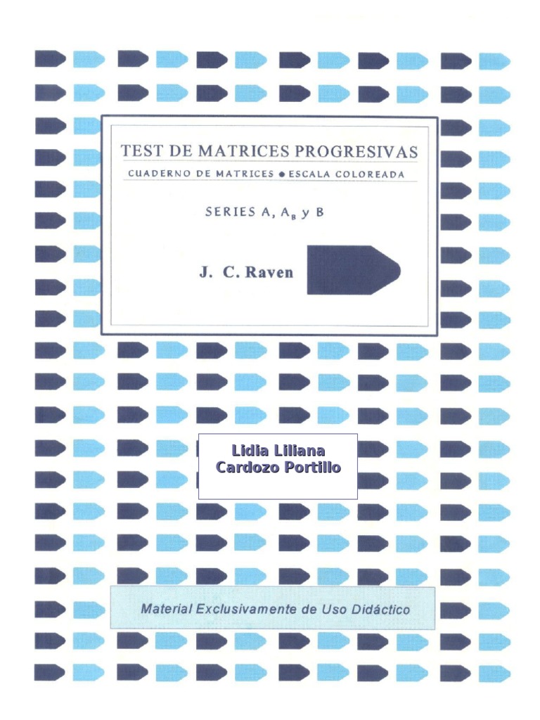 Test de Raven Niños Completo | PDF