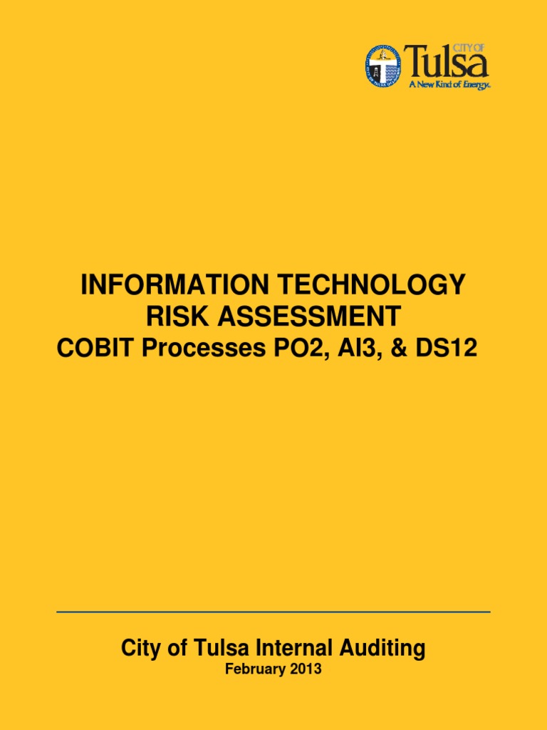Information Technology Risk Assessment: COBIT Processes PO2, AI3 ...
