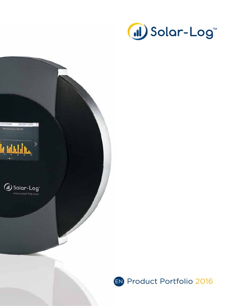 SolarLog Portfolio EN 5MB PDF | PDF | Photovoltaics | World Wide Web