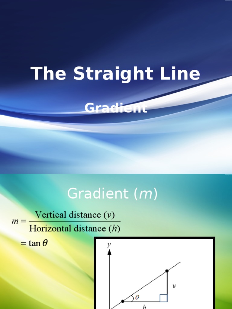 Understanding Straight Line Gradients | PDF | Teaching Methods & Materials