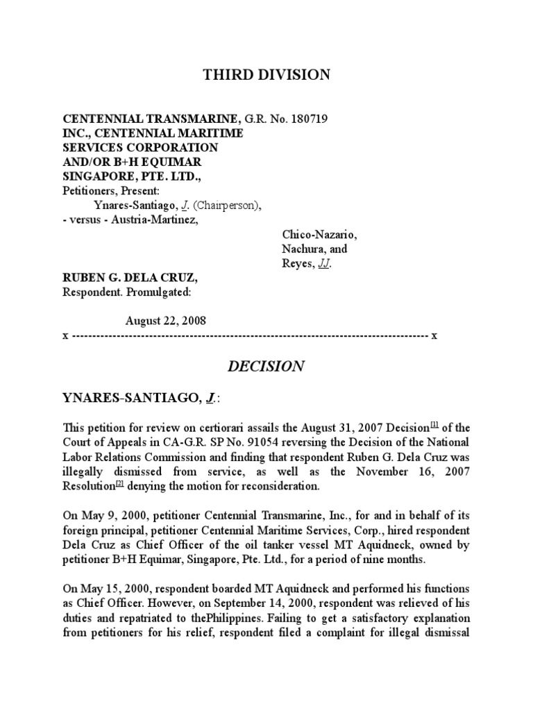 GR 180719 | PDF | Sea Captain | Evidence (Law)