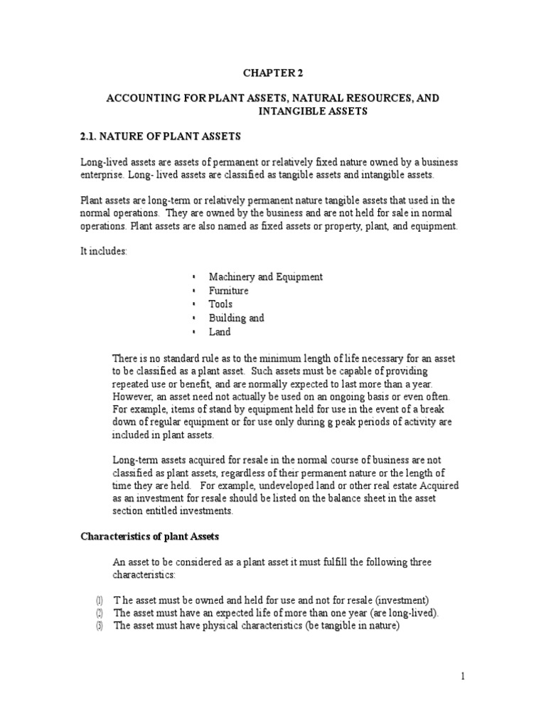 Accounting For Plant Assets Final | PDF | Depreciation | Book Value
