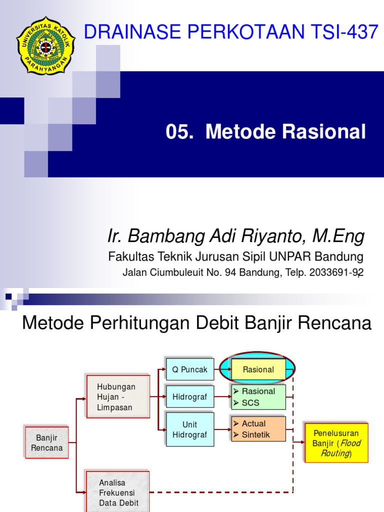 05 Metode Rasional 2014 Rev-2 PDF | PDF