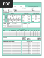 Basic Character Sheet Fillable-BECMI | PDF | Fantasy Games | Role Playing
