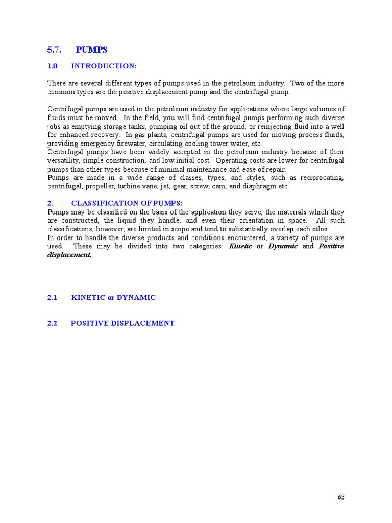 5 7-Pumps | PDF | Pump | Cylinder (Engine)