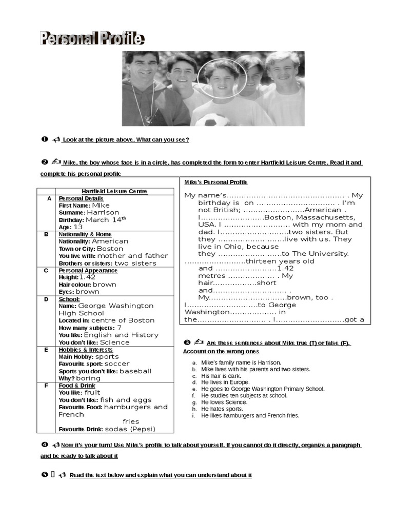 Simple Present Personal Info.10 | PDF | Restaurants | Tea