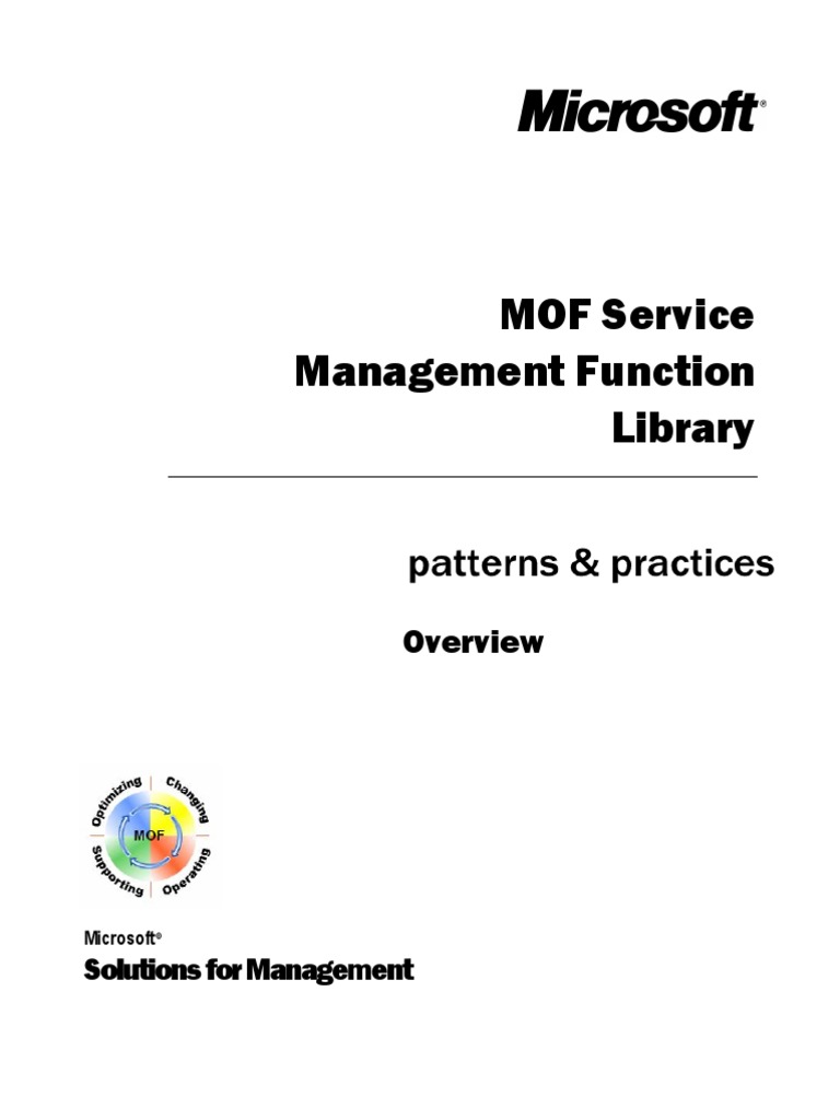 Mof SMF Overview | PDF | Business Process | Ascii