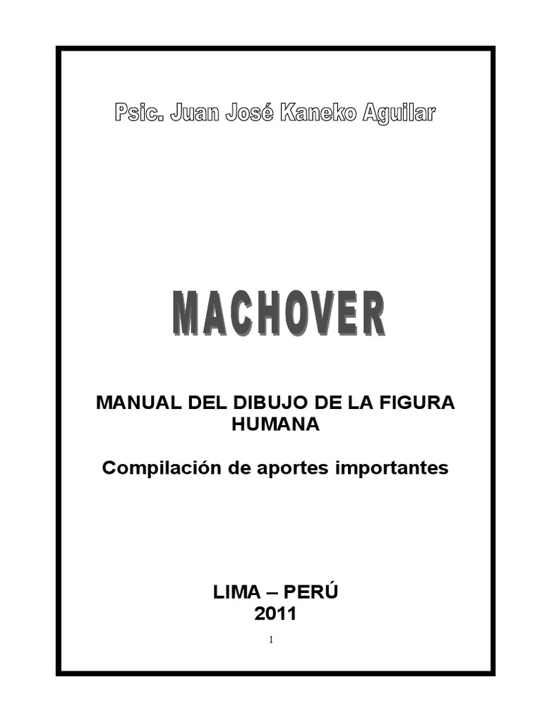 Manual Del Machover | Descargar gratis PDF | Mano | Dibujo