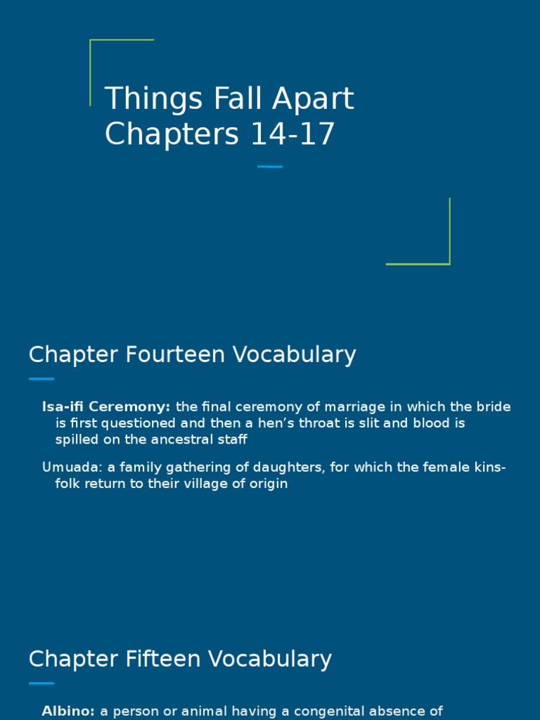 Things Fall Apart | PDF | Family | Society