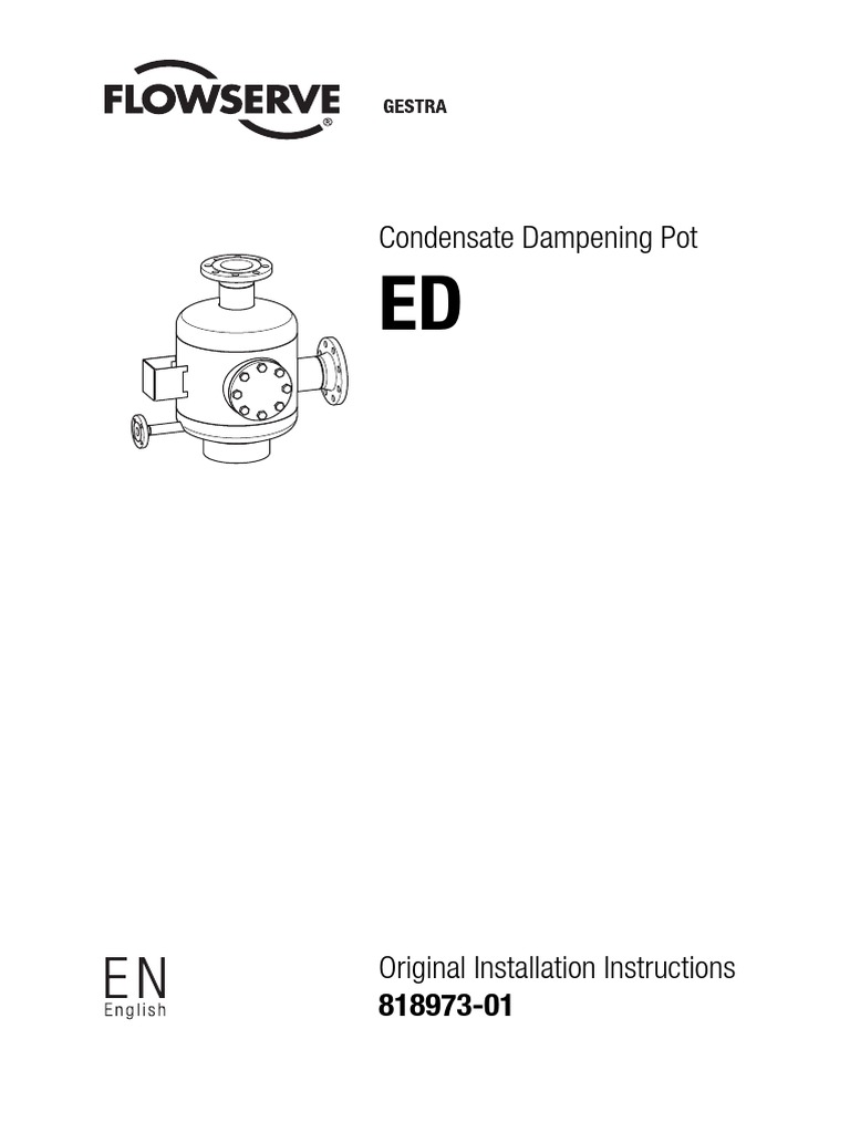 GESTRA Condensate Dampening Pot ED en | PDF | Personal Protective ...