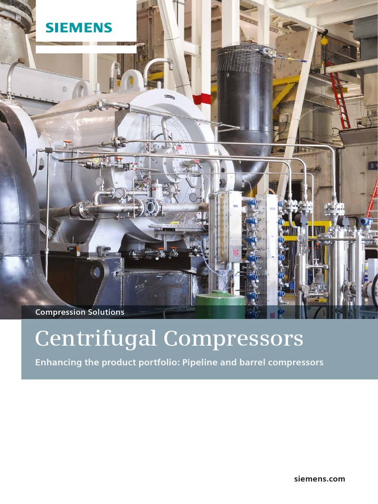 Siemens Brochure Centrifugal Compressors en | PDF | Gas Compressor | Turbine