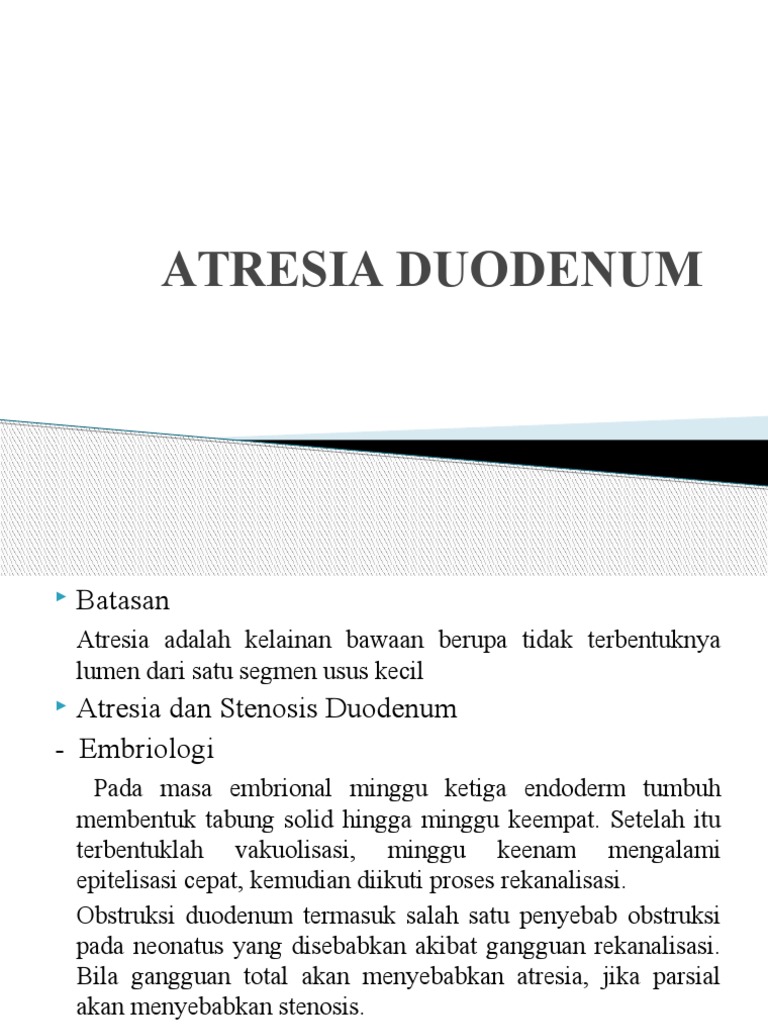 Atresia Duodenum | PDF