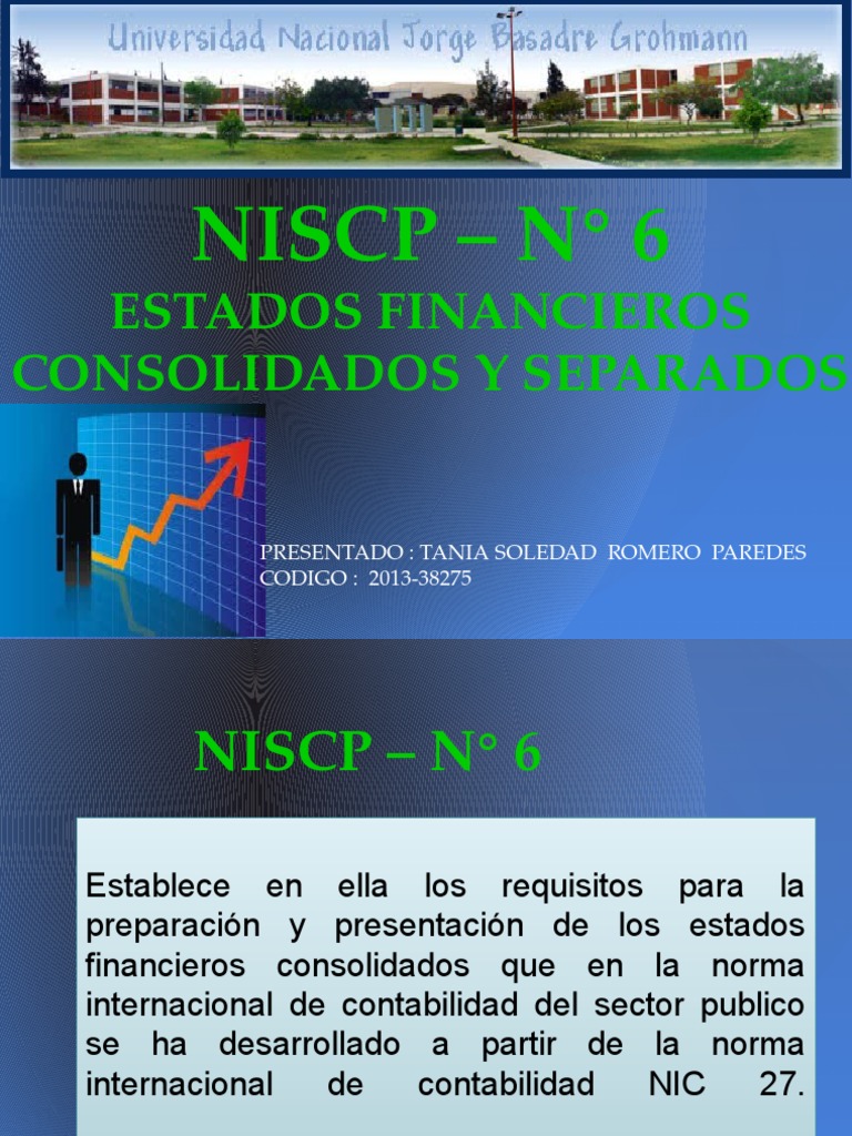 Nicsp 6 Final | PDF | Estado financiero | Contabilidad