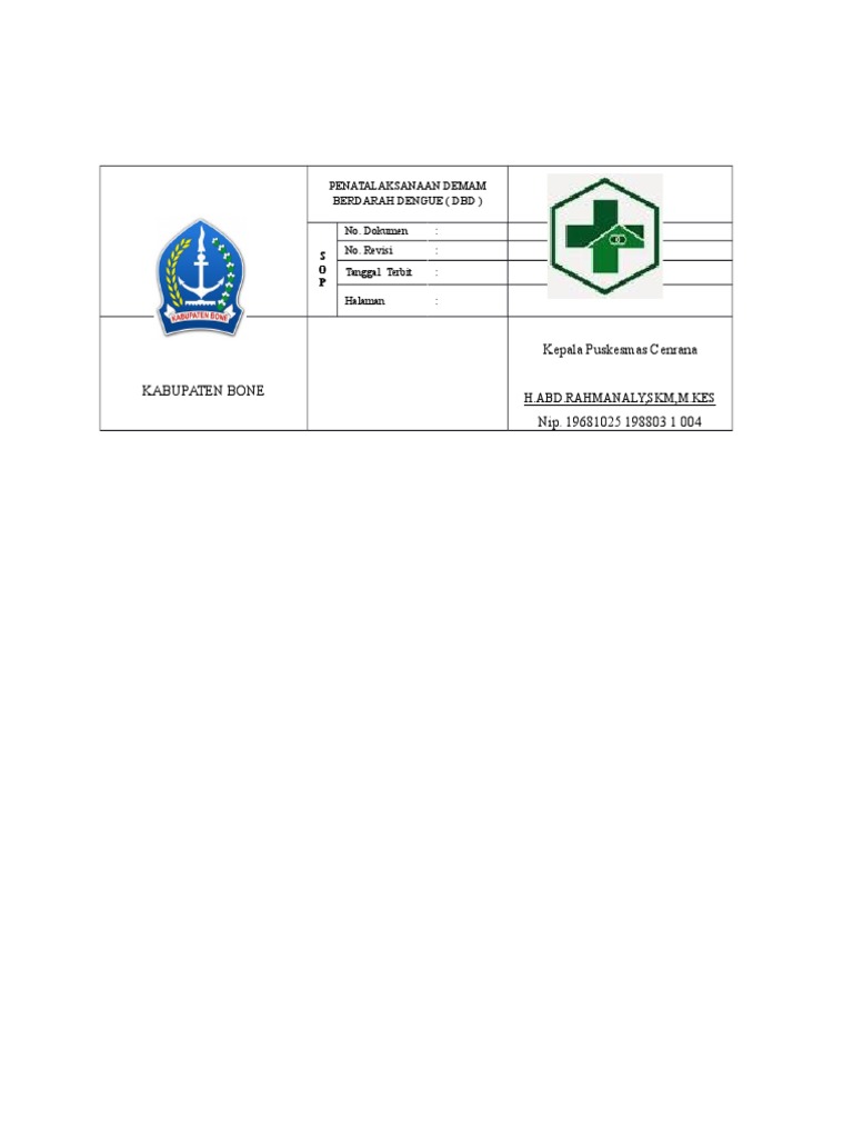 Penatalaksanaan DBD di Bone | PDF | Sains & Matematika