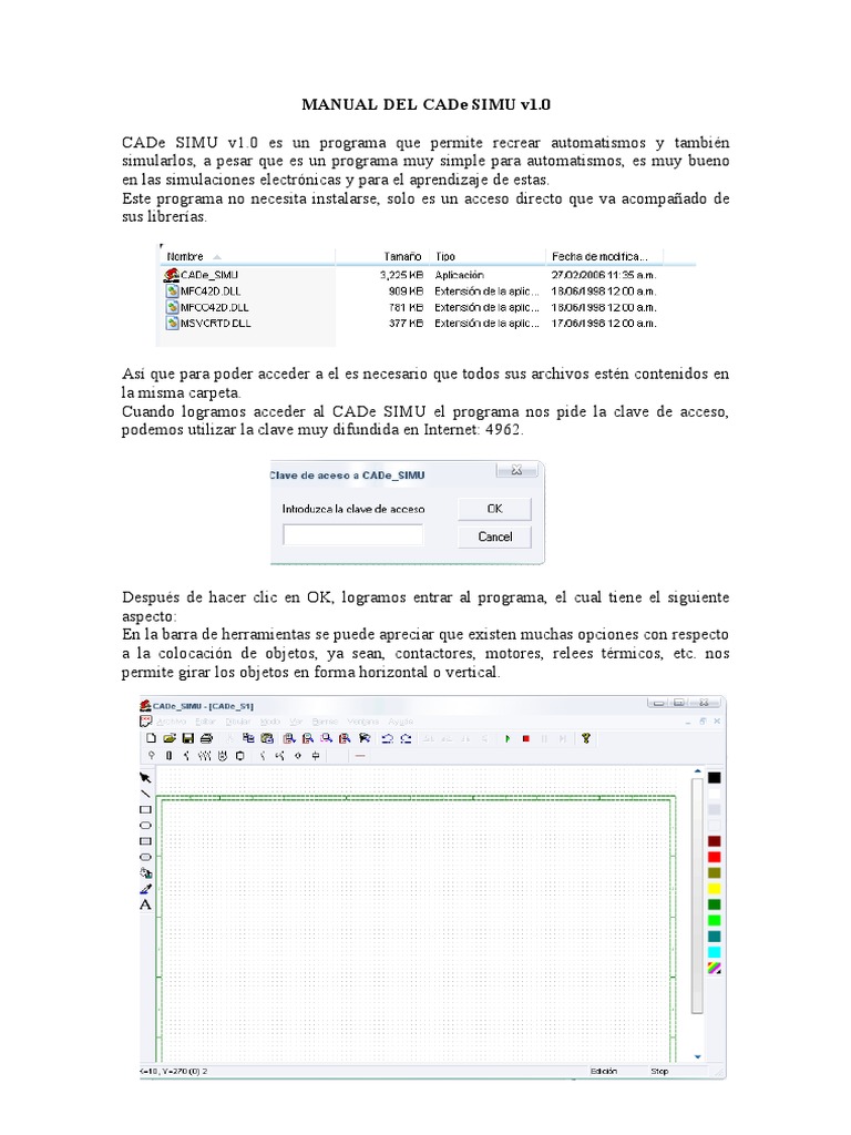 Manual de CADe SIMU | PDF | Point and Click | Informática
