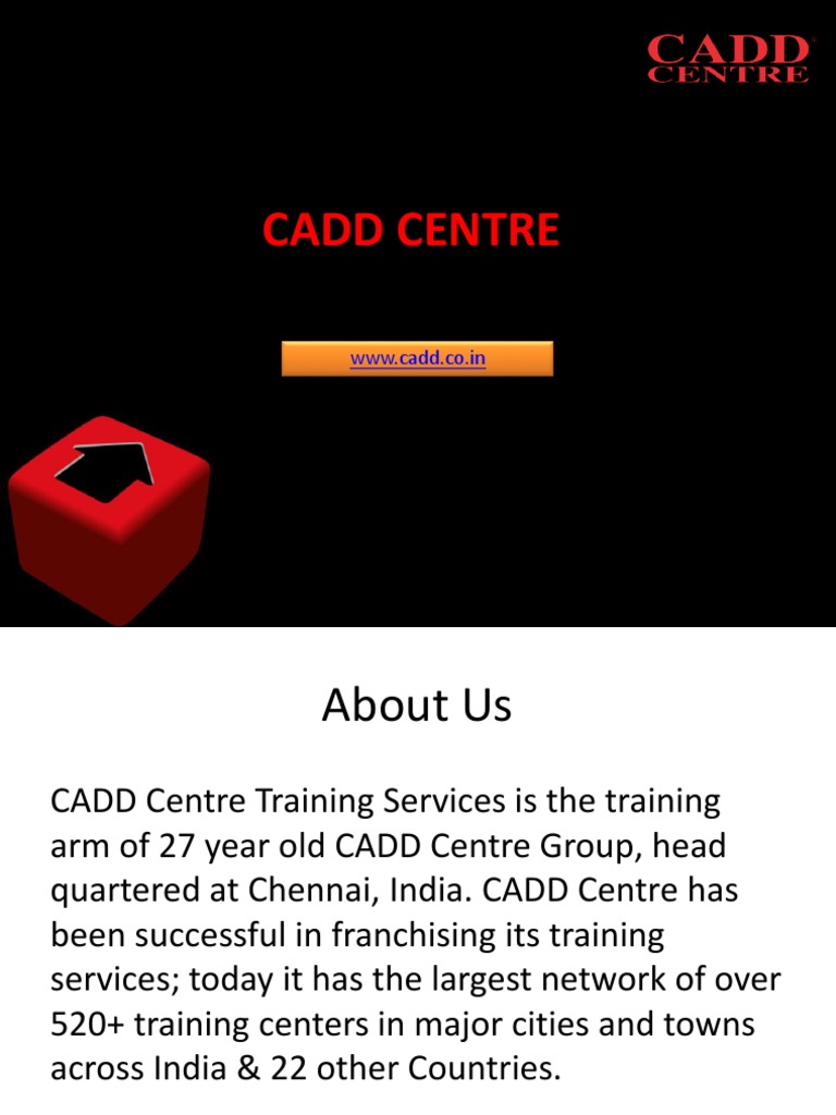 AutoCAD Training at CADD Centre Chennai | PDF | Career & Growth | Business