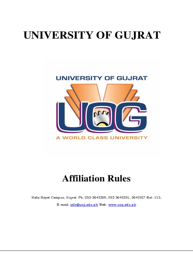 Affiliation Rules and Application Form PDF | PDF