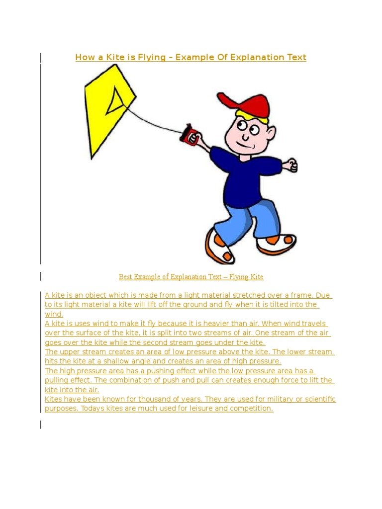 How Kites Fly: An Explanation | PDF