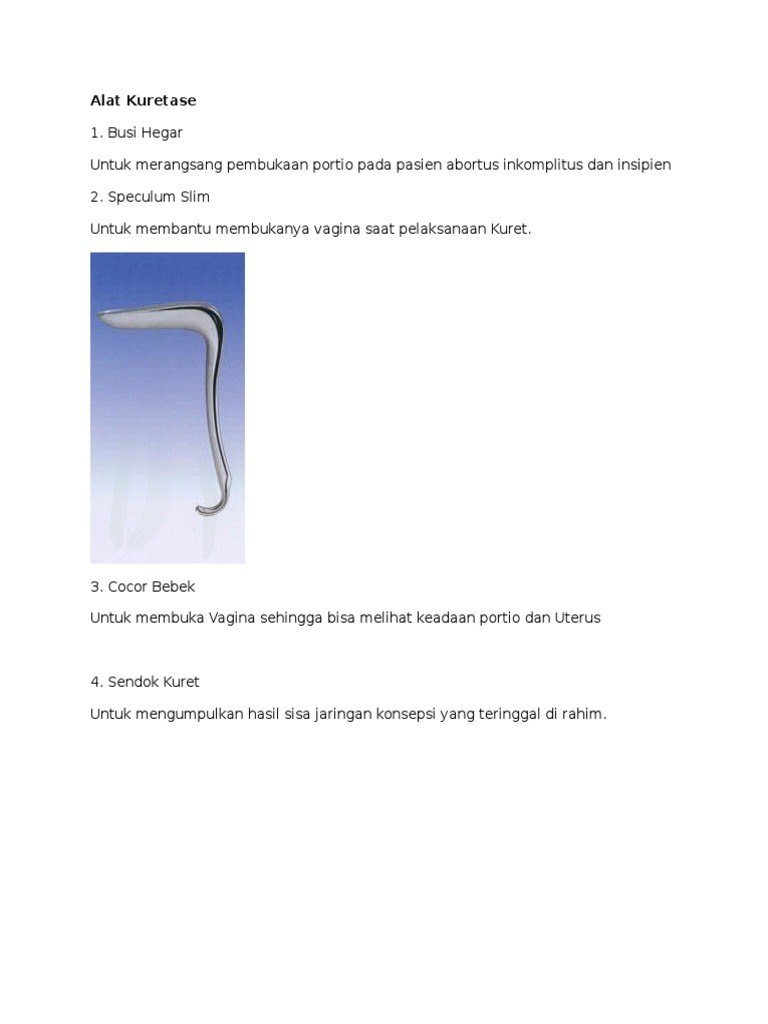 Alat Kuretase | PDF | Kesehatan Holistik