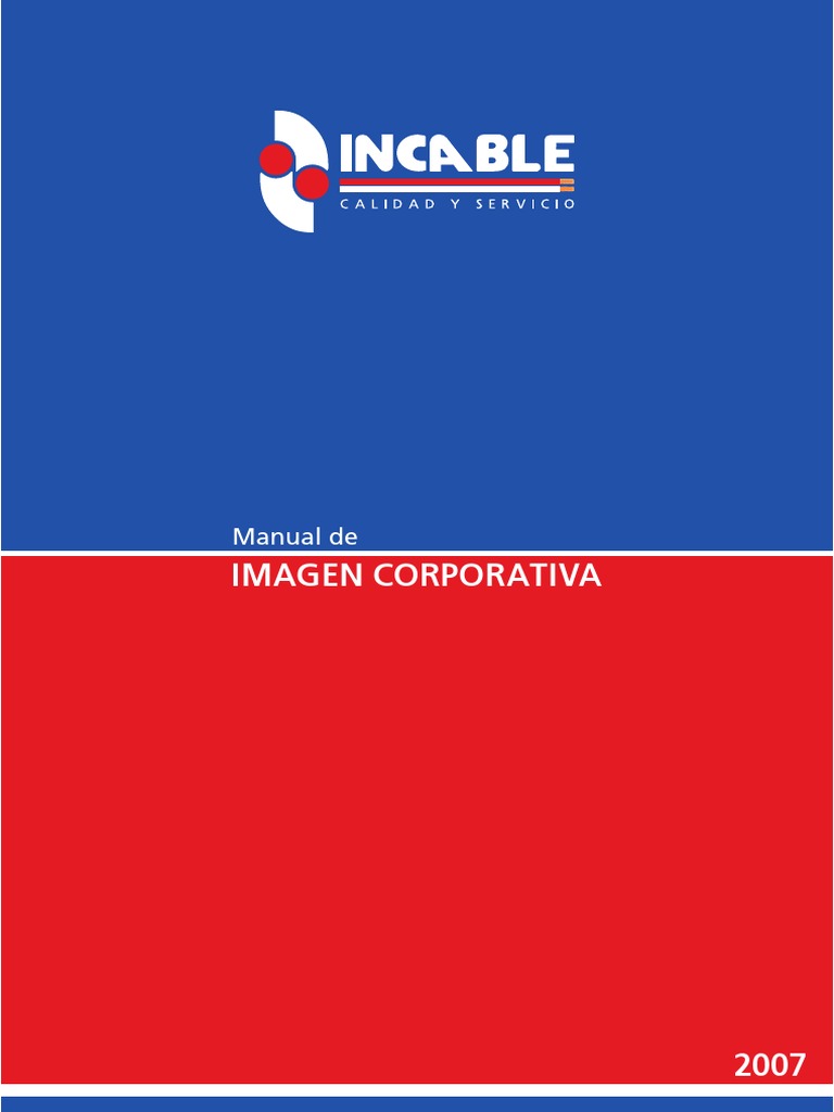 Manual de Imagen Corporativa Incable | PDF | Productos | Marca