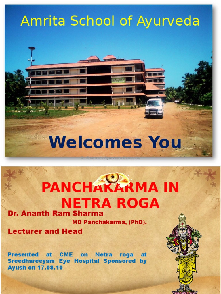 Panchakarma in Netra Roga | PDF | Ayurveda | Wellness