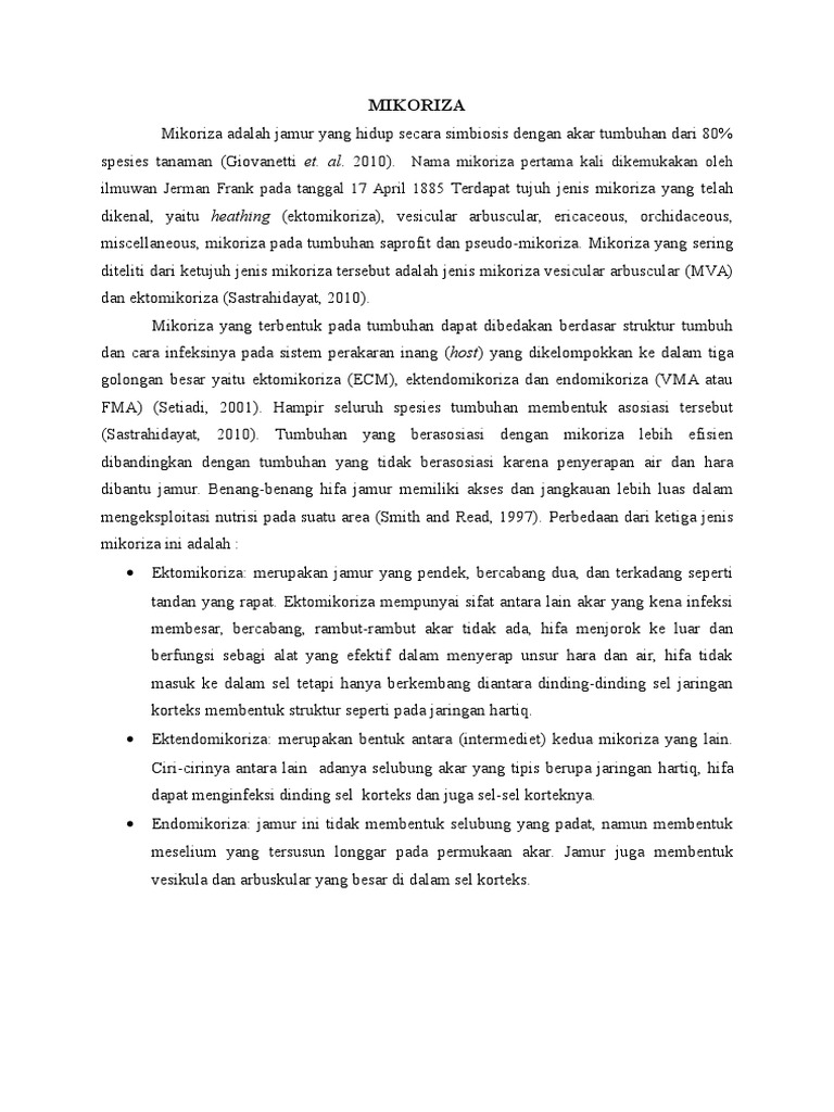 Modul Mikoriza | PDF