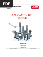 Tabla Torque Uniones Roscadas | PDF | Metalurgia | Tornillo