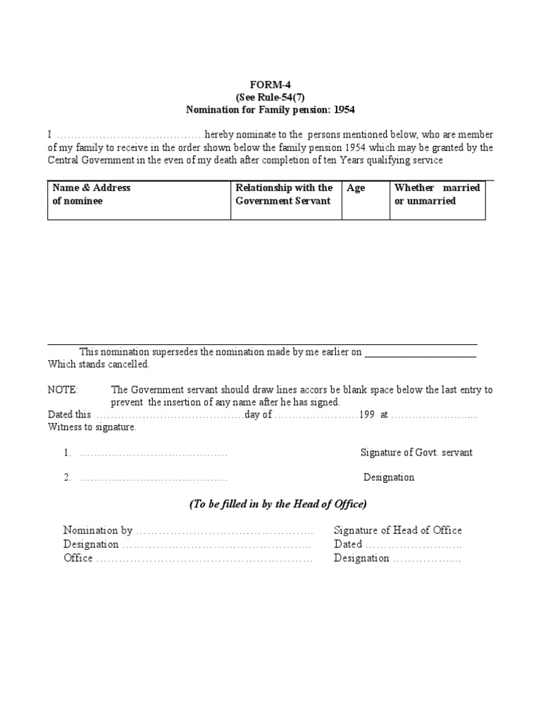 form-4-see-rule-54-7-nomination-for-family-pension-1954-pdf