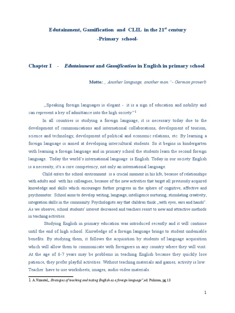 Edutainment | PDF | Motivation | Motivational