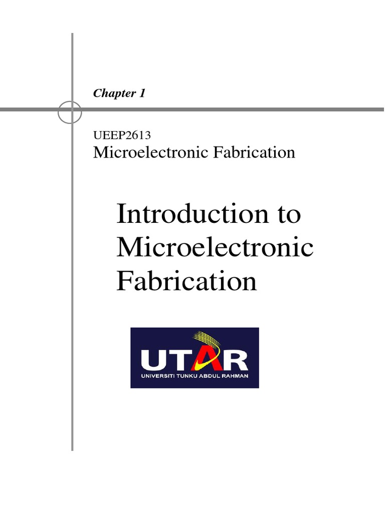Introduction To Microelectronics Fabrication | PDF | Semiconductors | Transistor